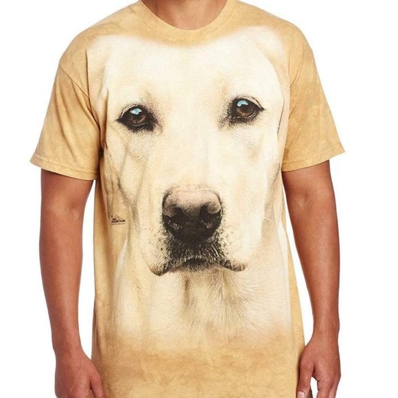 The Mountain | Tops | The Mountain Yellow Lab Face Golden Labrador ...